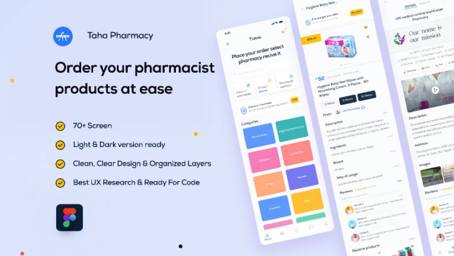 Shopping App UI Kit Figma Template (OYAYUBI) - Ui4free.com