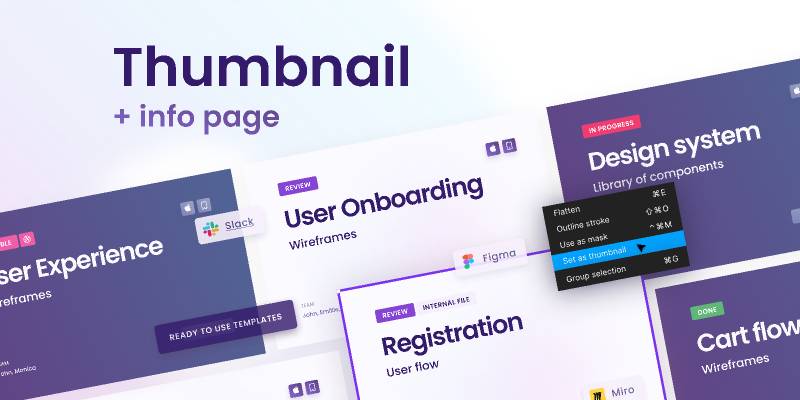 Figma Thumbnail Template | UI4Free