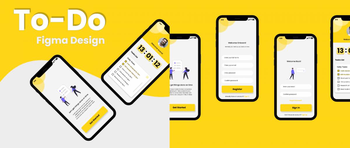 Figma To Do Mob App | UI4Free