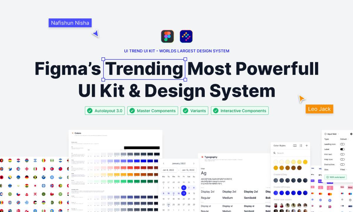 Figma Trending and most powerful UI Kit and Design System. | UI4Free