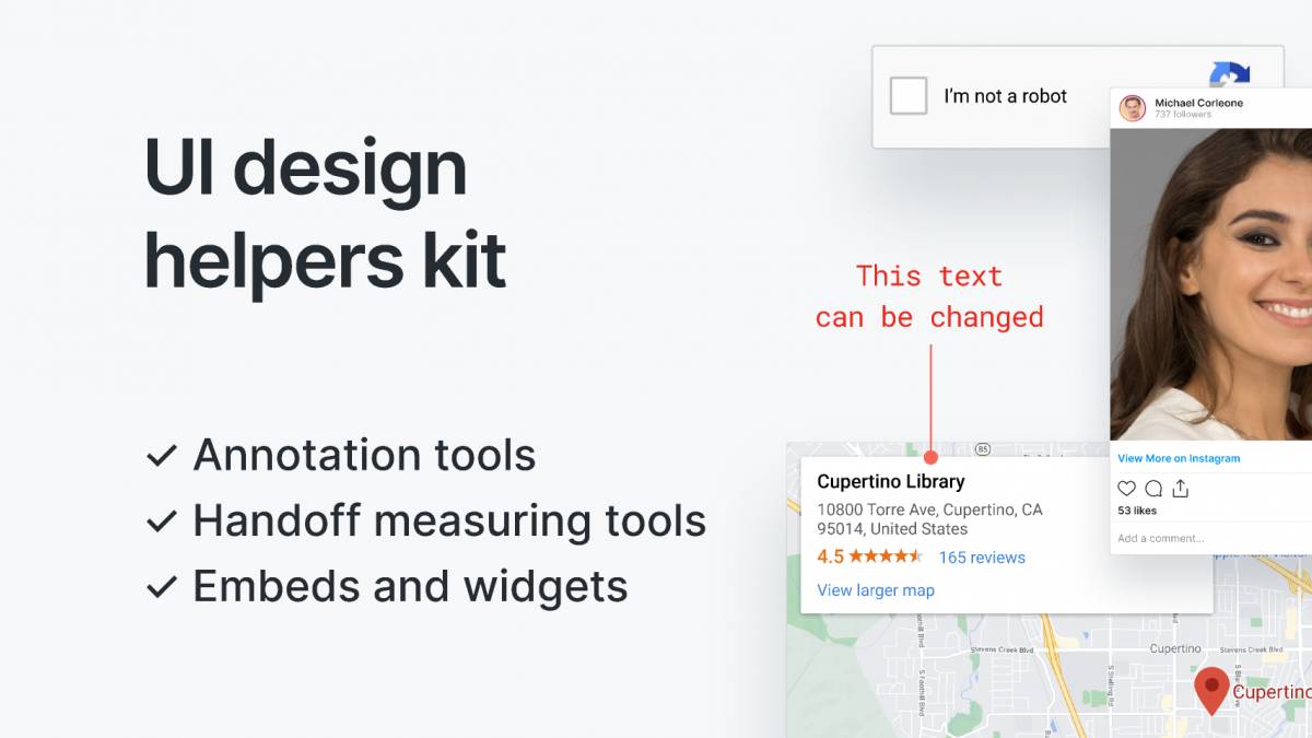 Figma UI Design Helpers Kit | UI4Free