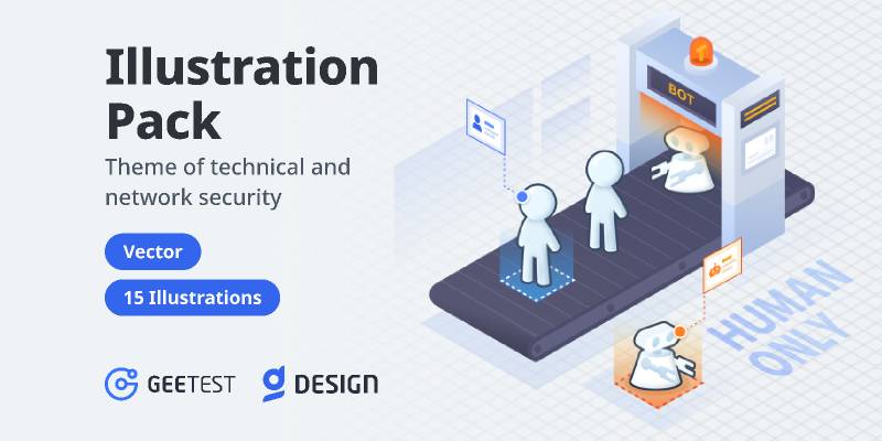 Figma Illustration pack - Technical and network security | UI4Free