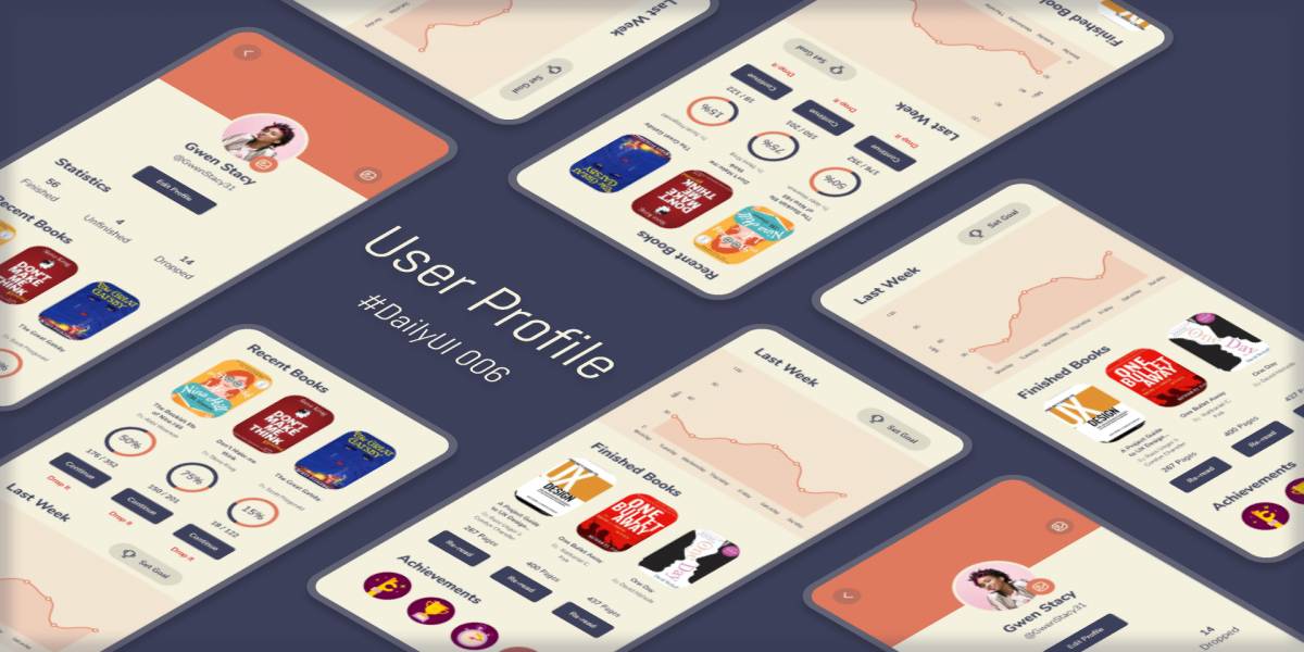 Figma User Profile Free Download | UI4Free