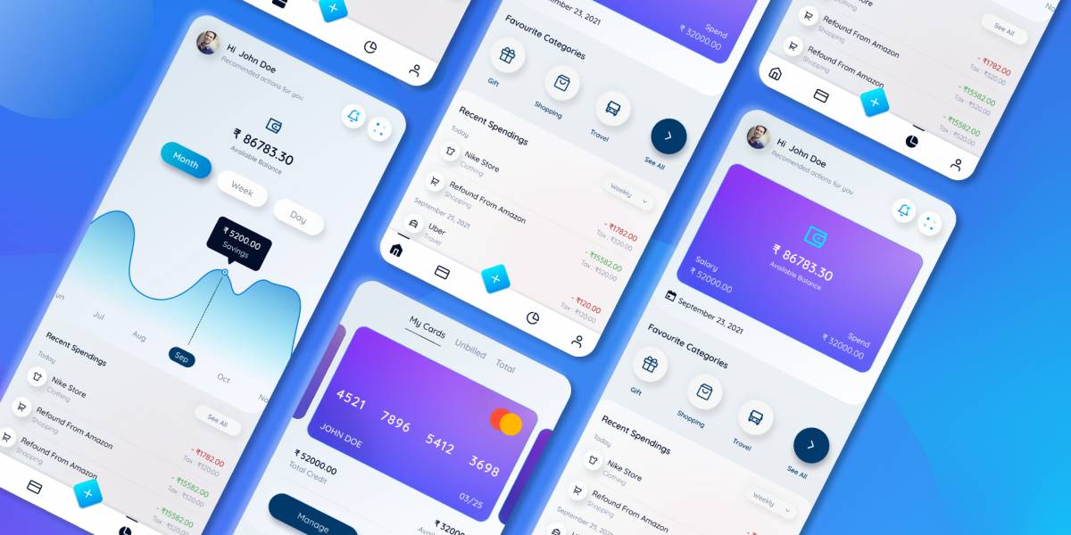 Figma Xpens Expense Manager Template | UI4Free