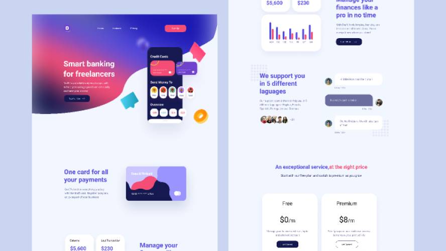 Download Figma Portfolio Template - Ui4free.com