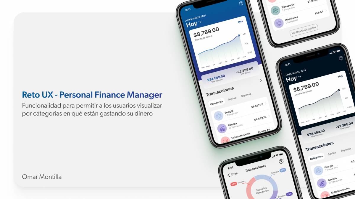 Finance Manager Figma Template | UI4Free