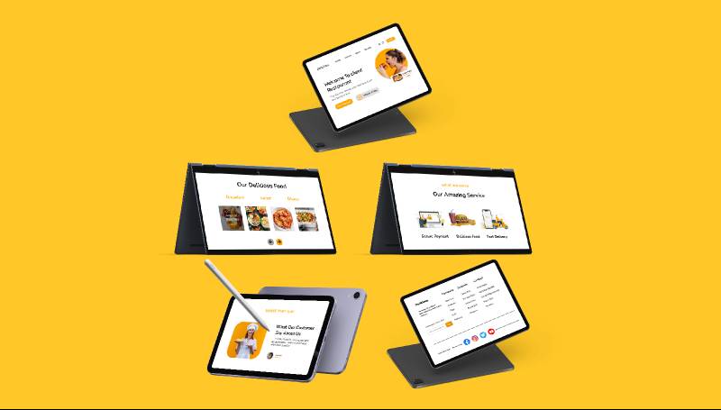 Food Figma Website Template | UI4Free