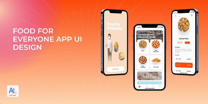 Food for everyone Figma | UI4Free