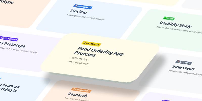 Food Ordering App Figma Template | UI4Free