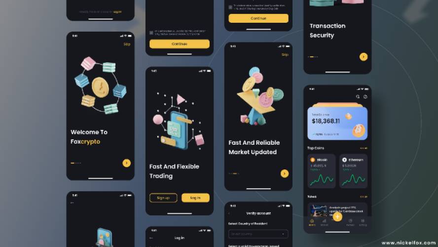 Free Food App Design Figma Template - Ui4free.com