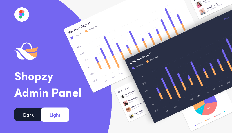 Free Admin UI Kit Figma Template | UI4Free