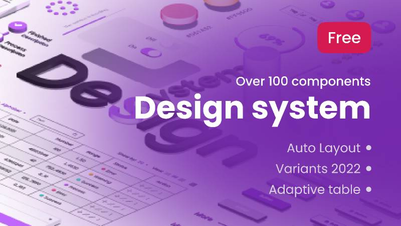 Free Design System Figma Resource | UI4Free