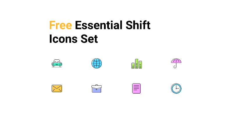 Free Essential Shift Figma Icons | UI4Free