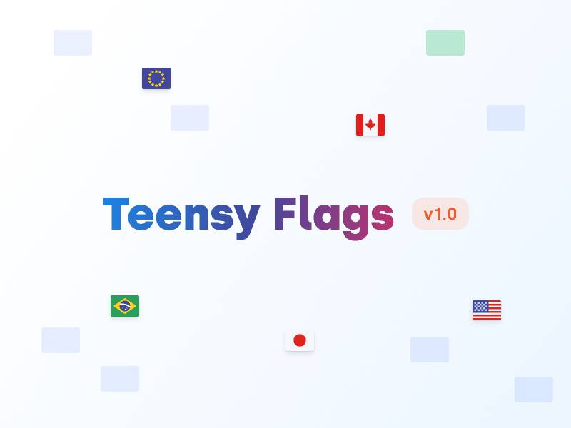 Free Figma Flags (Teensy) | UI4Free