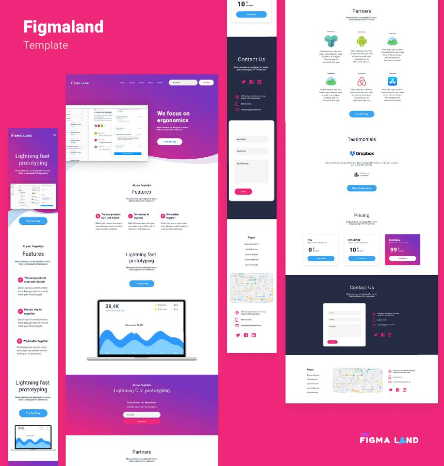 Free Figma Landing Page Converter UI4Free Free Figma Landing Page Converter UI4Free