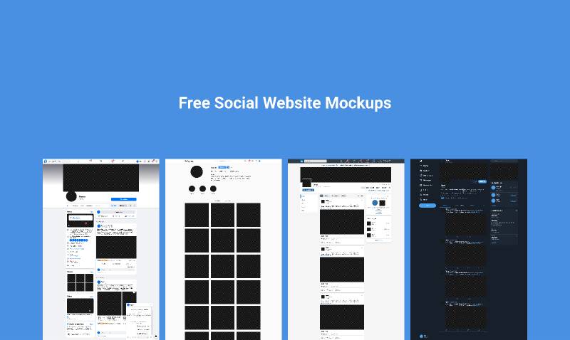 Free Figma Template Social Website UI | UI4Free