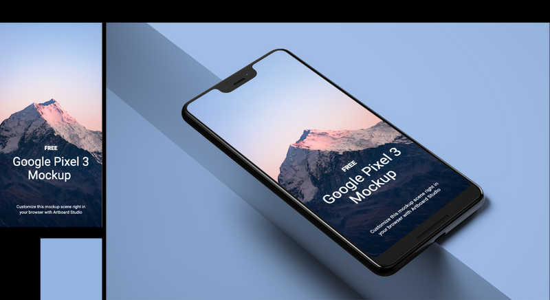 Free Google Pixel 3 Mockup (Figma template) - Ui4free.com