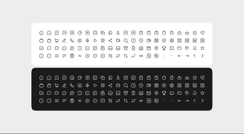 Free Line Stroke Figma Icons | UI4Free