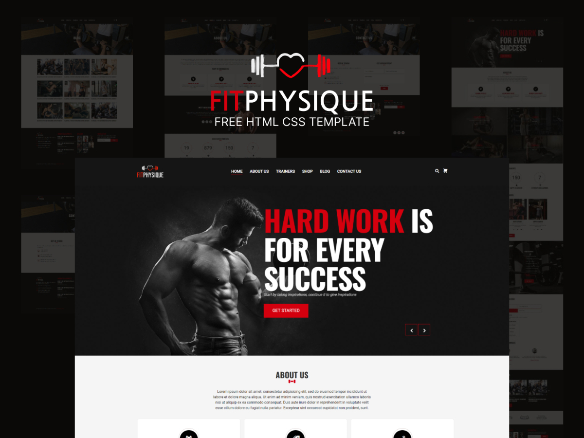 Free Responsive Fitness/Gym HTML CSS Template | UI4Free Free Responsive Fitness/Gym HTML CSS Template | UI4Free