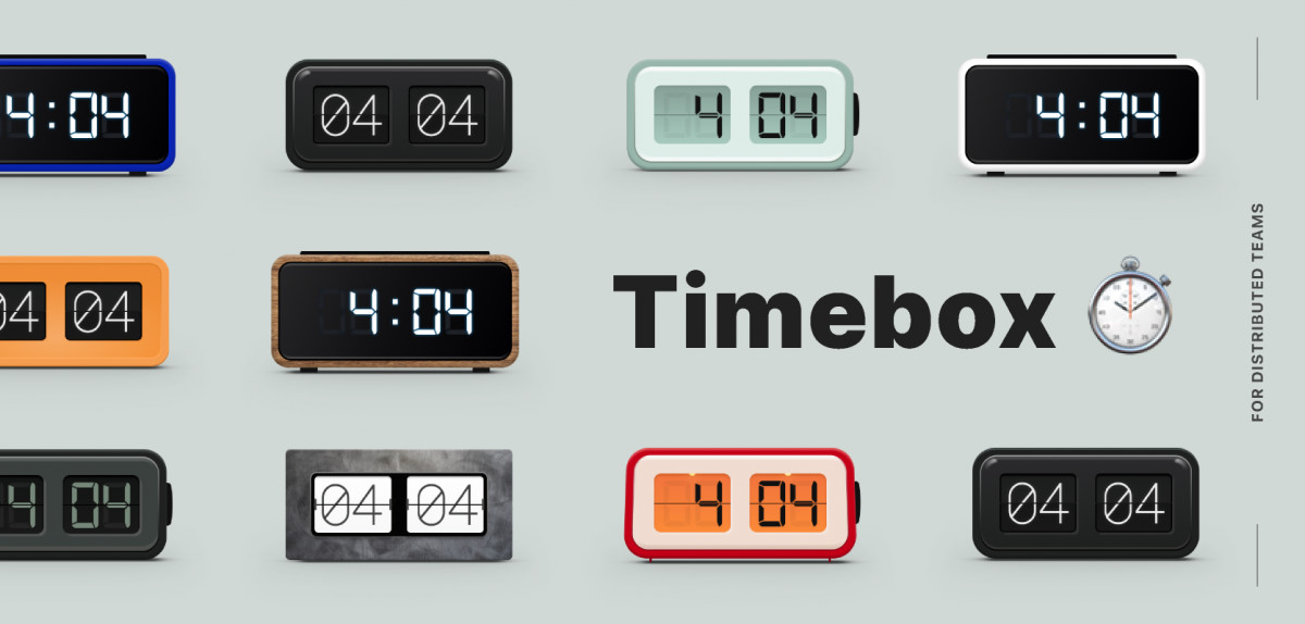 Freebie figma Timebox template - Ui4free.com