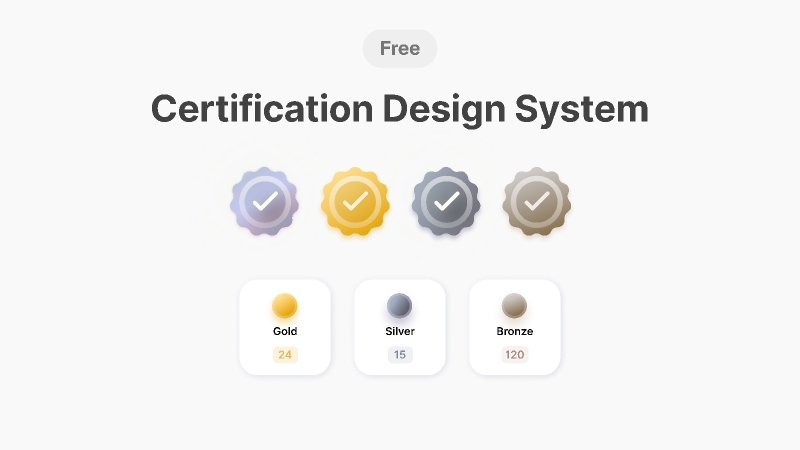 Full Certification Design System With Component Figma Ui Kit | UI4Free