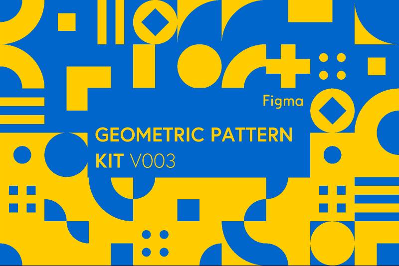 Geometric Pattern Kit Figma Free Download | UI4Free