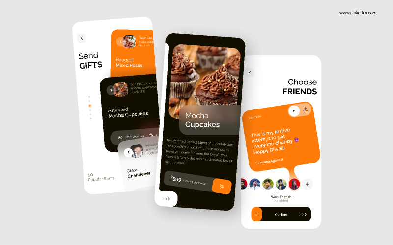 Gifting Mobile App | UI4Free