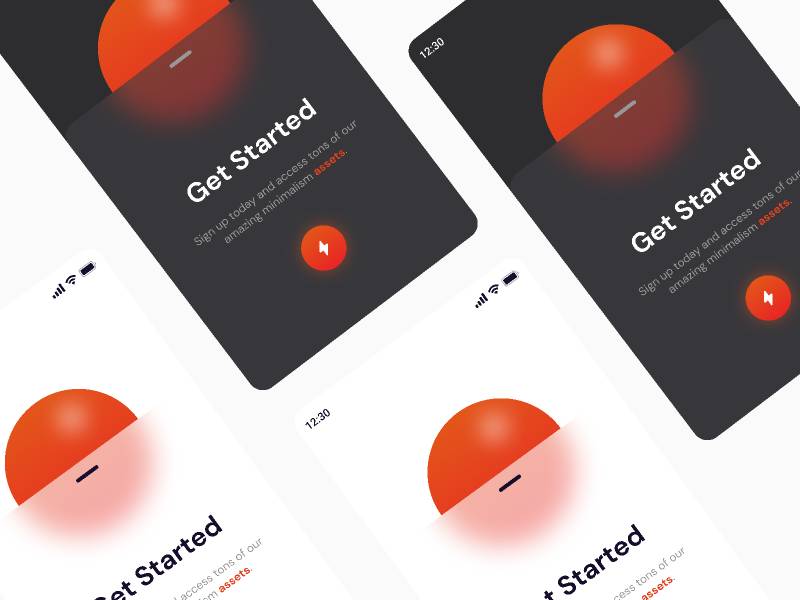 Glassmorphism Onboarding Screen Figma Template - Ui4free.com