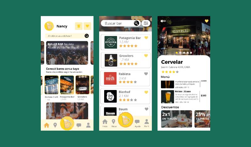 Go Drink Bar Mobile Figma Template | UI4Free