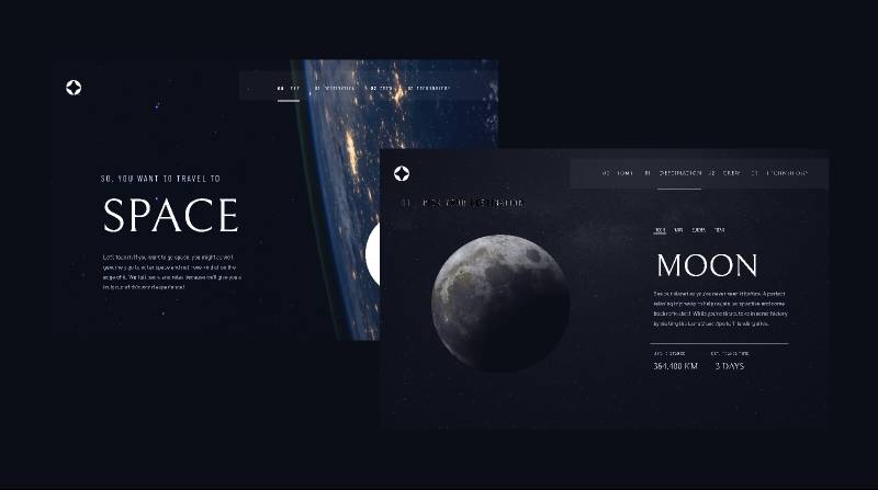 Gunsel Space Figma Website Template | UI4Free