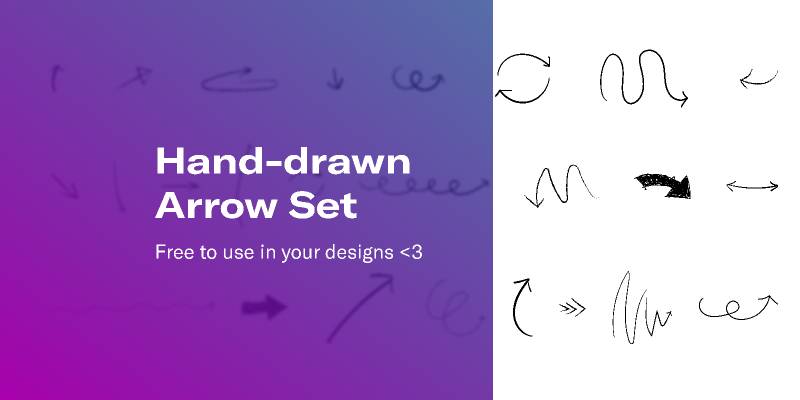 Hand-drawn Arrow Set Figma Ui Kit | UI4Free