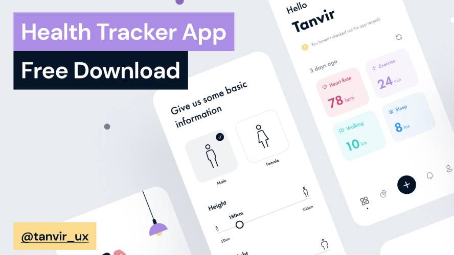 Compass UI Figma Mobile Template - Ui4free.com