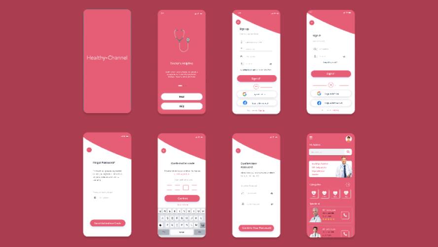 Figma Freebie Mobile Templates - Ui4free.com