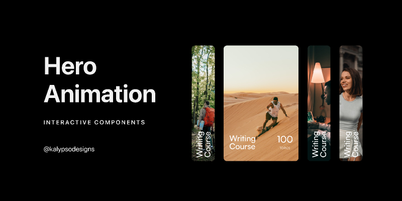 Hero Animation (updated) figma template | UI4Free