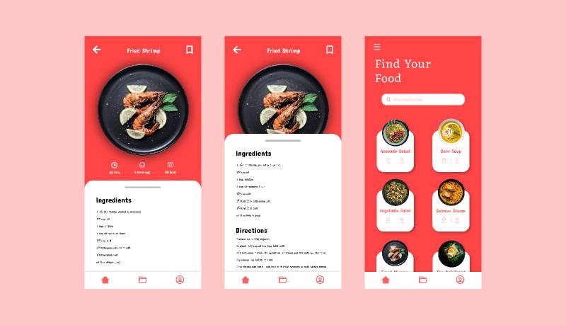 Home Page Food App Figma Template - Ui4free.com