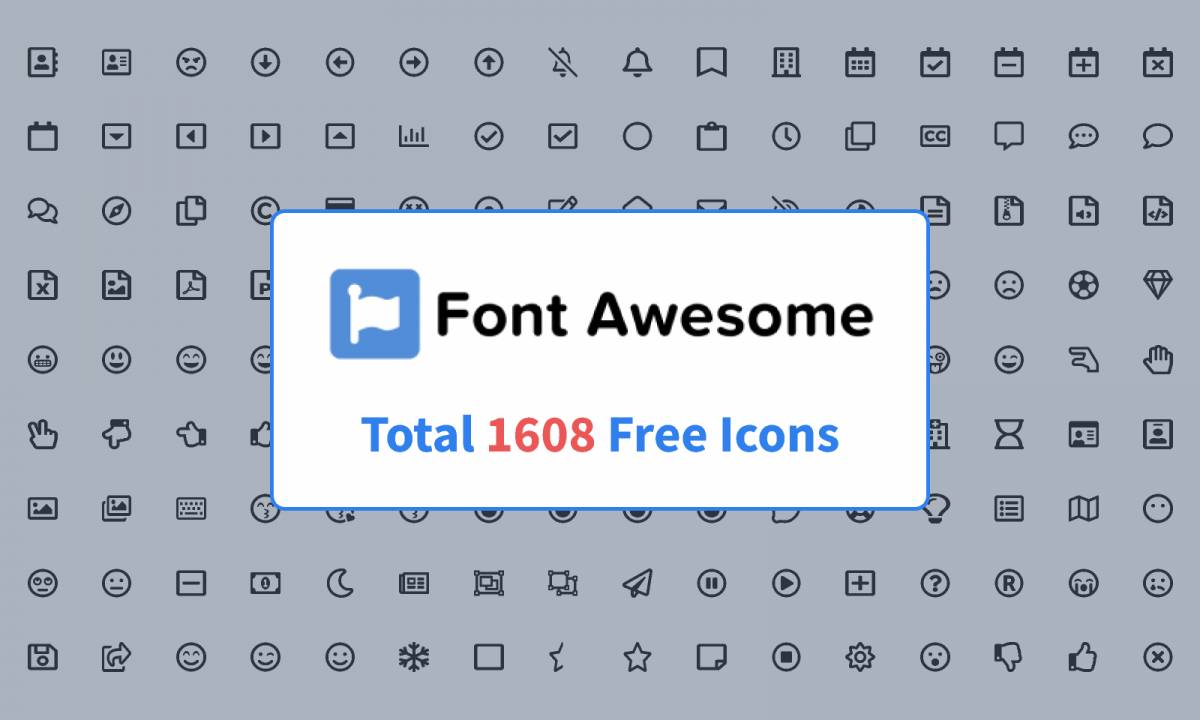 Icon Design System - Font Awesome Free Figma | UI4Free