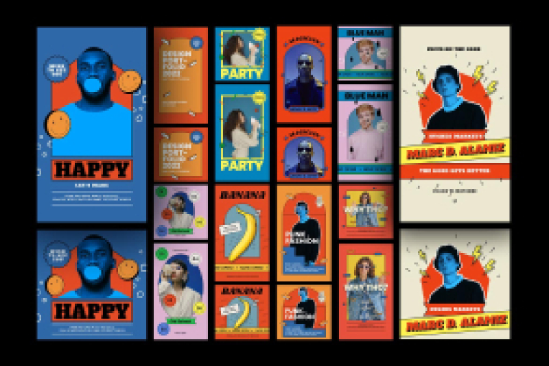 Instagram Frames Figma Free Template | UI4Free