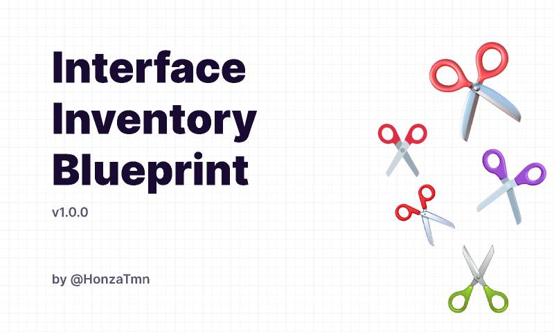 Interface Inventory Blueprint Figma Template | UI4Free