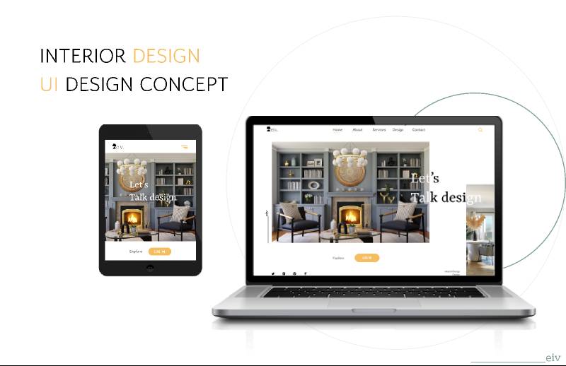 Interior Design - Figma Website Template | UI4Free