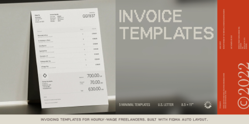 Invoice Templates Figma Free Download | UI4Free