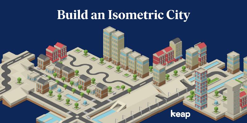 Isometric City Template figma free | UI4Free