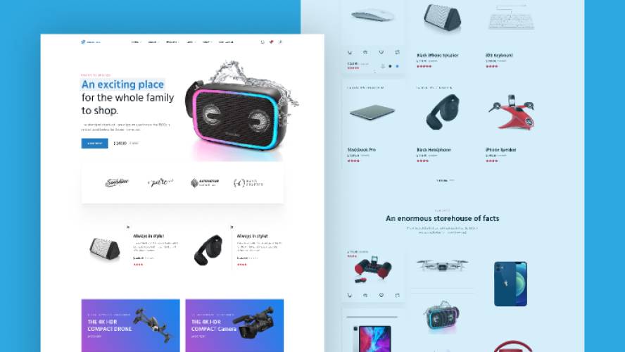 E-commerce dashboard UI Kit Figma Template - Ui4free.com