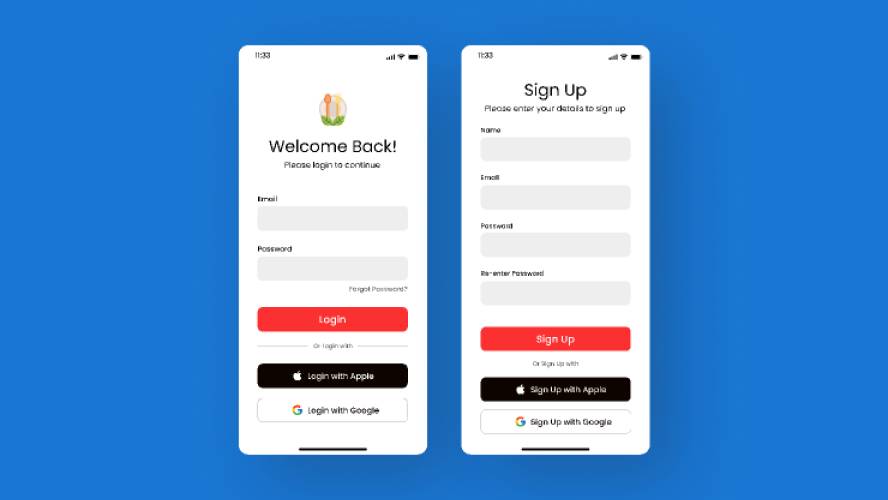 Download Figma Food App Design Template - Ui4free.com