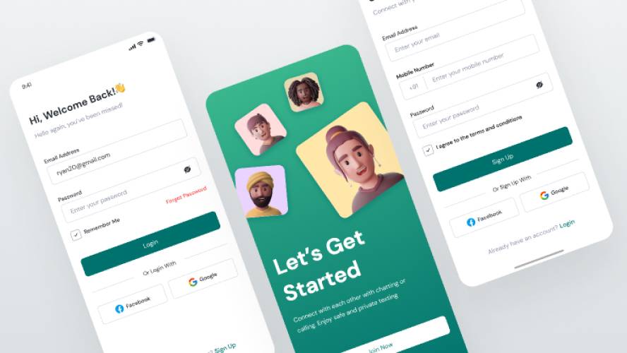 Zap figma mobile app - Ui4free.com