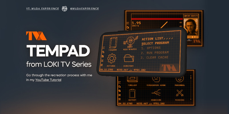 Loki TVA TemPad Figma Design | UI4Free