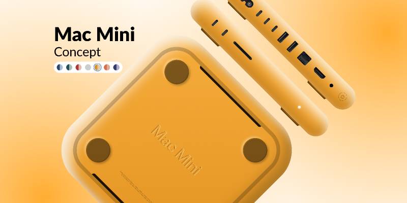Mac Mini Concept Figma Template | UI4Free