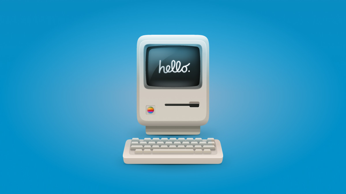 Macintosh Classic Figma Design - Ui4free.com