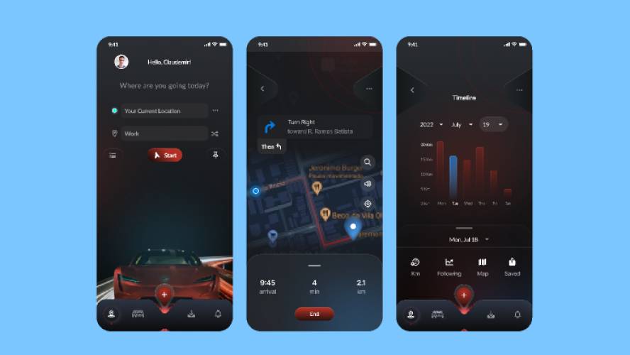 Treasy App Home Screen Figma Template - Ui4free.com