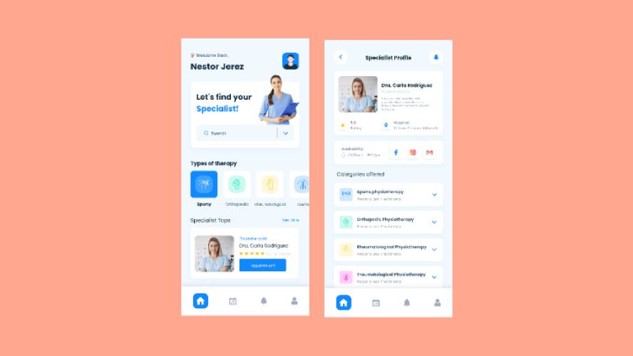 Chats UI Mobile Screens Design Figma Template - Ui4free.com