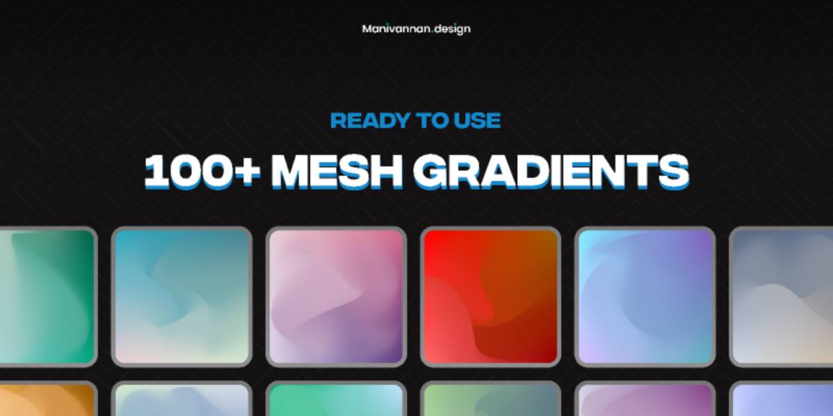 Mesh Gradient Dreamy Pack Figma Template | UI4Free